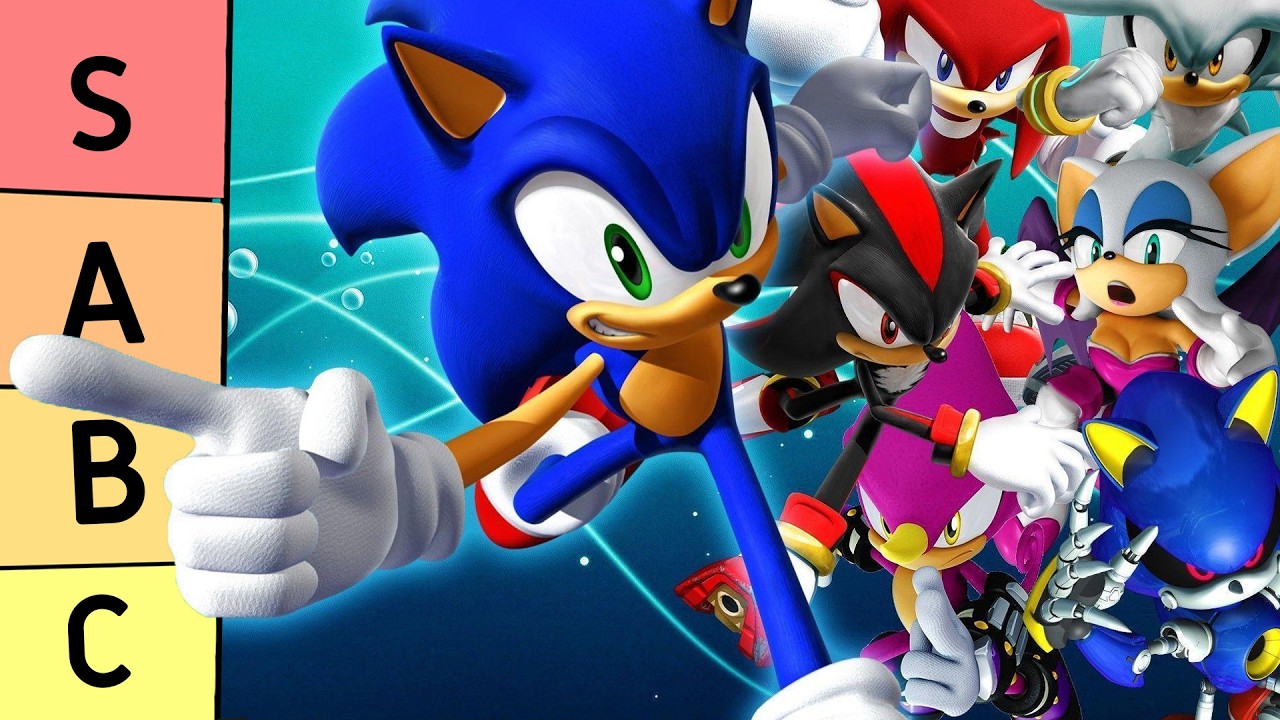The ULTIMATE Sonic Characters Tier List!