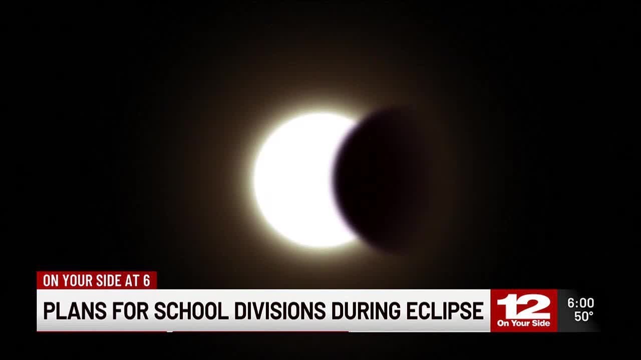 Plans for school divisions during the eclipse