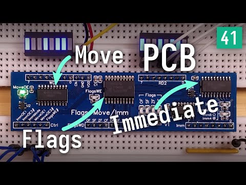 Flags/Immediate/Move PCB – Superscalar 8-Bit CPU #41