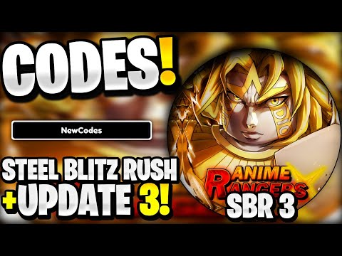 ⚙️*NEW* All Working SBR 3 UPDATE 3 CODES FOR ANIME RANGERS X! ROBLOX ANIME RANGERS X CODES