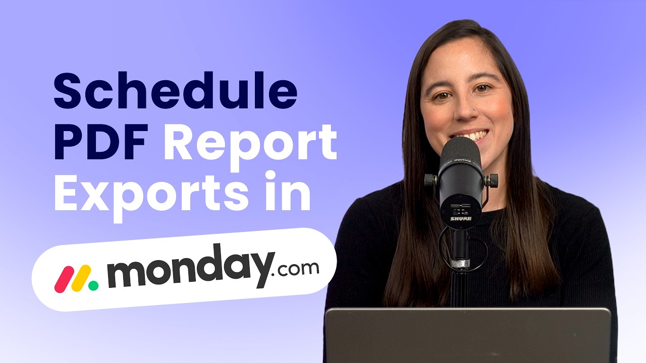 How to Schedule PDF Report Exports in monday.com Dashboards (Daily, Weekly, Monthly)