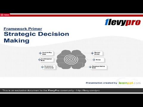 Strategic Decision Making