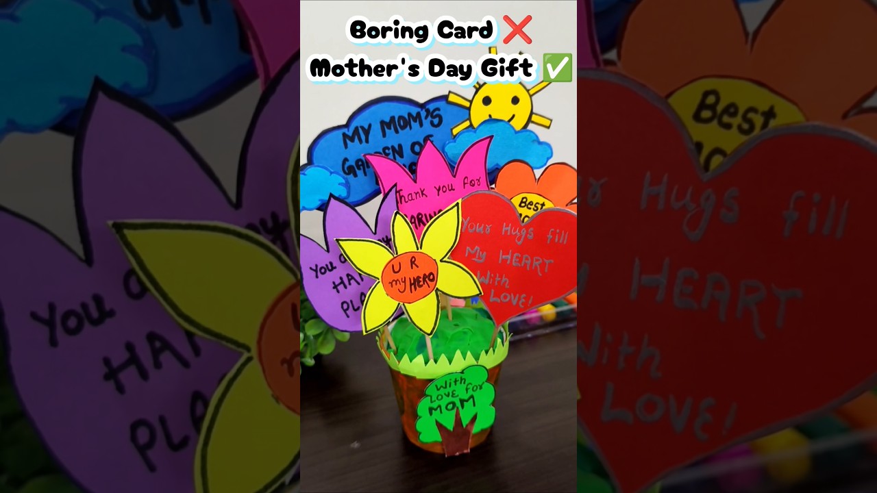 Handmade Mother's Day Special Gift 🎁💐 | #shorts #mothersdayspecial #diy #gift