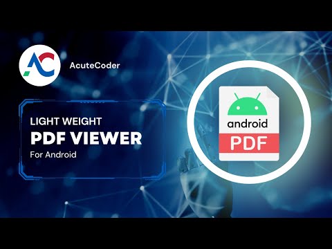 Simple Light Weight PDF Viewer for Android