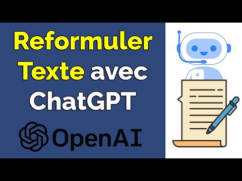Comment reformuler un texte en ligne avec ChatGPT, reformuler texte avec l’intelligence artificielle