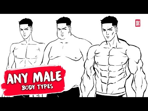How to Draw ANY Male Body Types!