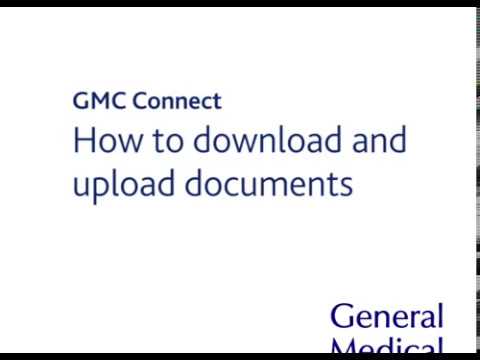 GMC Connect – How to download and upload documents