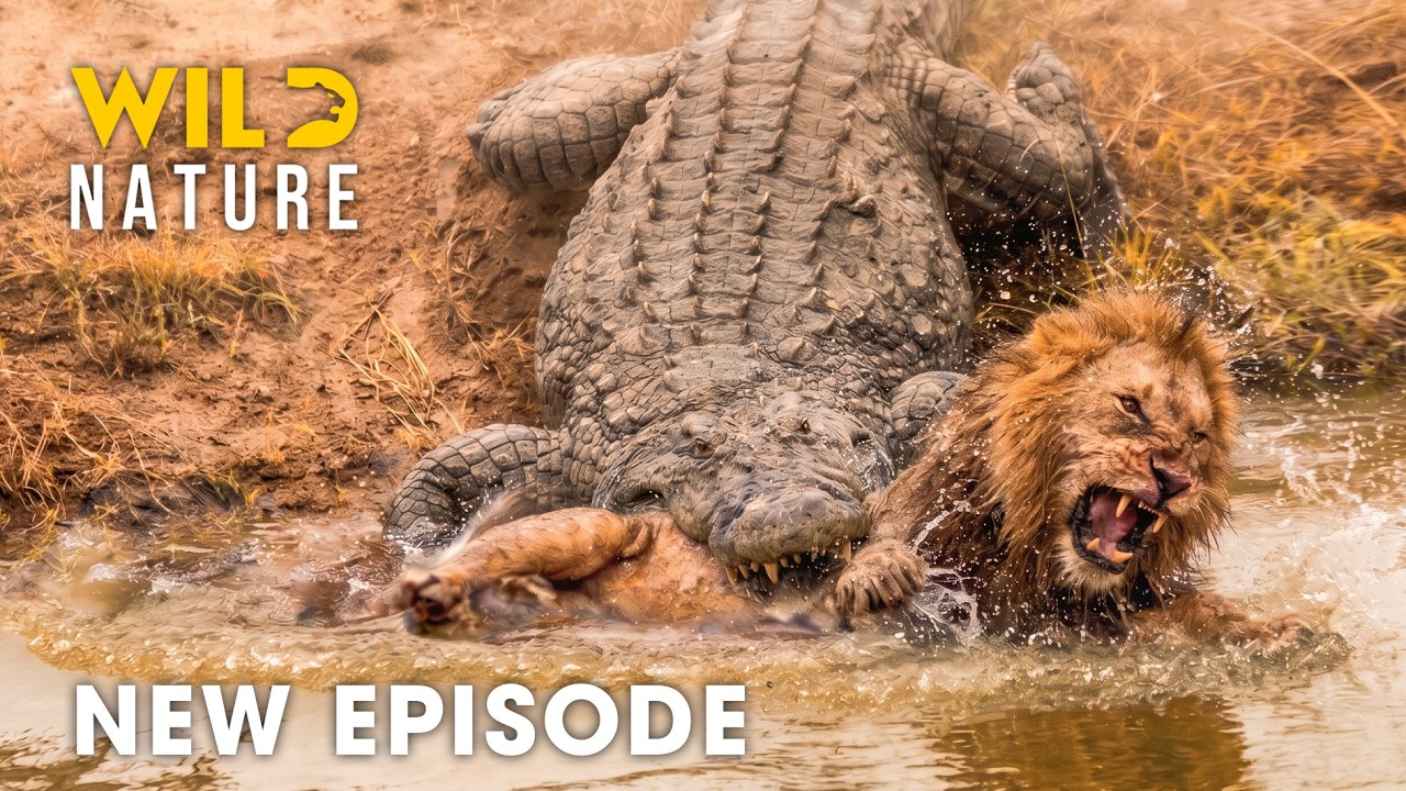 Lion vs Crocodile: (NEW EPISODE) | Survival in Africa's Deadliest Arena | Animal documentary