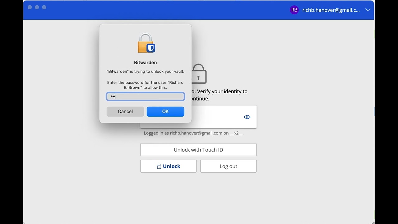 Can't unlock Bitwarden by typing password - fingerprint works OK - Password Manager - Bitwarden ...