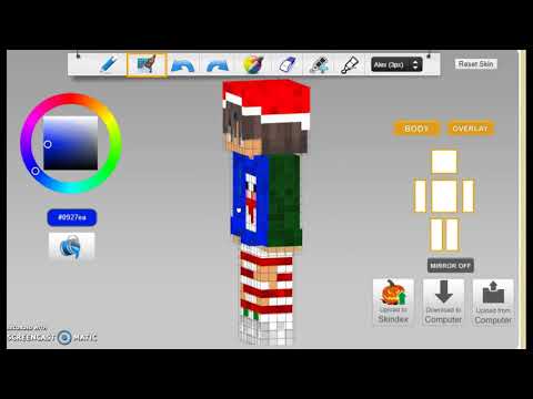 How to create or edit a minecraft skin! (Skindex)