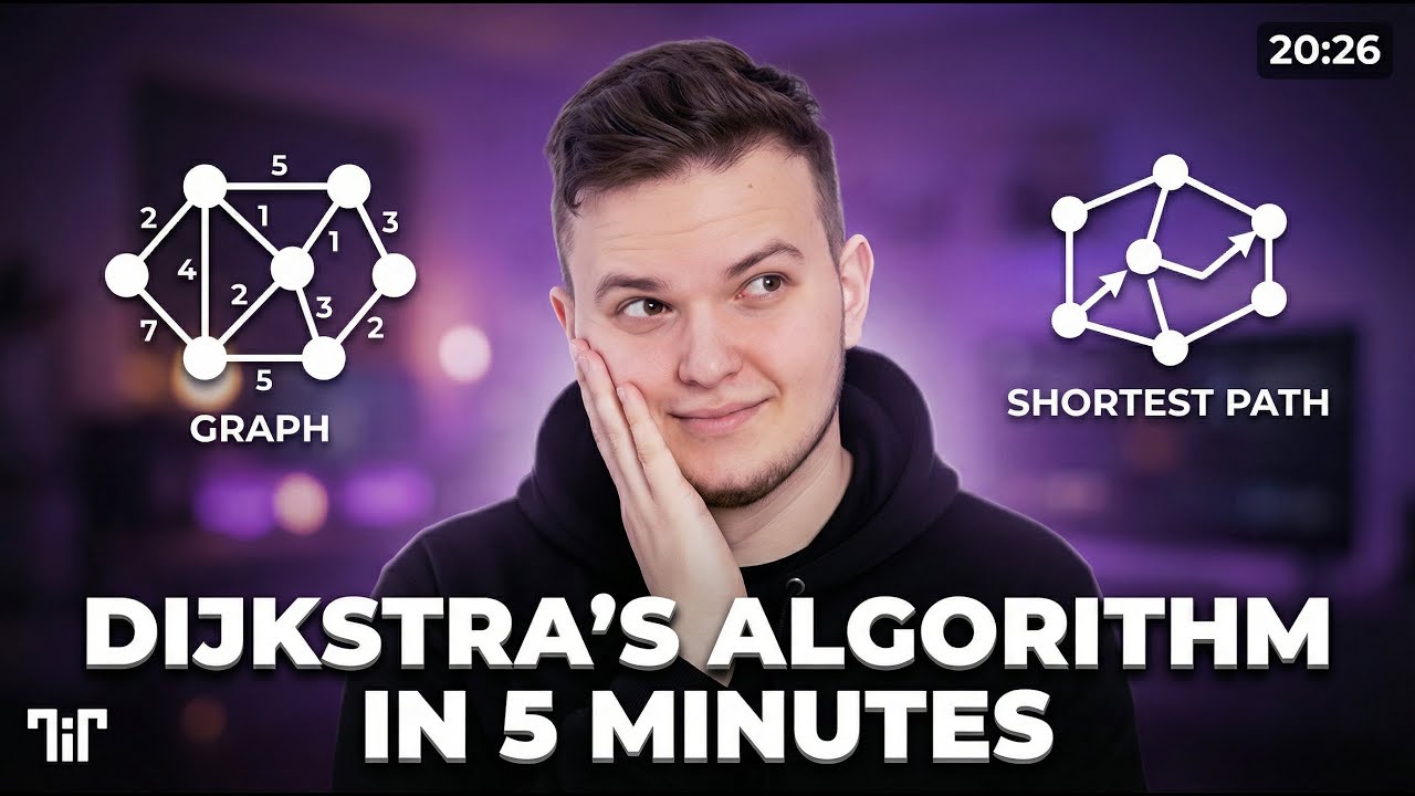 Master Dijkstra’s Algorithm in 5 Minutes (Beginner’s Tutorial) | JS example