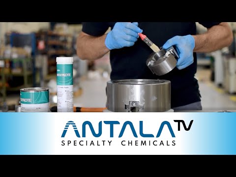How to lubricate a lathe chuck with Molykote P-1042