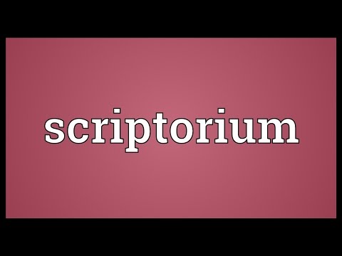 Scriptorium Meaning
