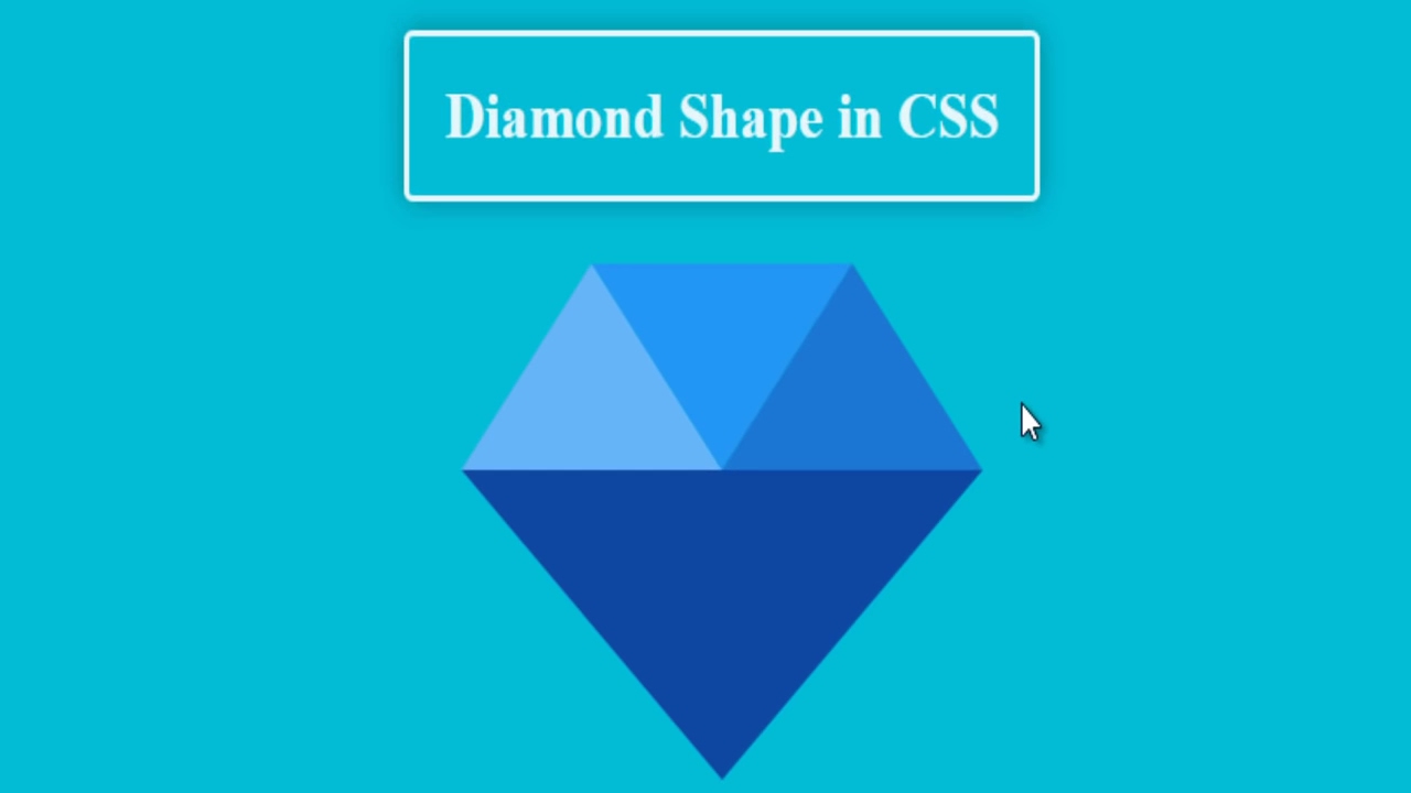 CSS Shapes: Creating Diamond Shape in CSS