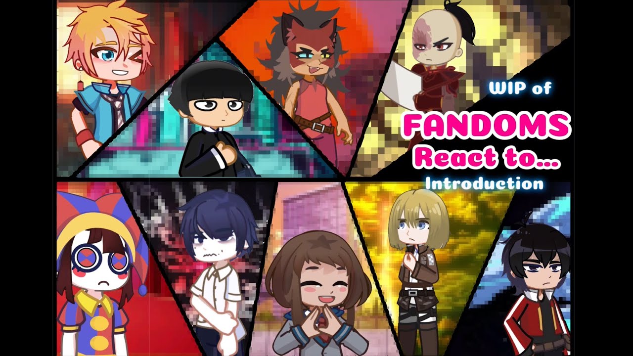 FANDOM react to|| introduction || (wip) [READ CAPTION!!!⚠️⚠️]