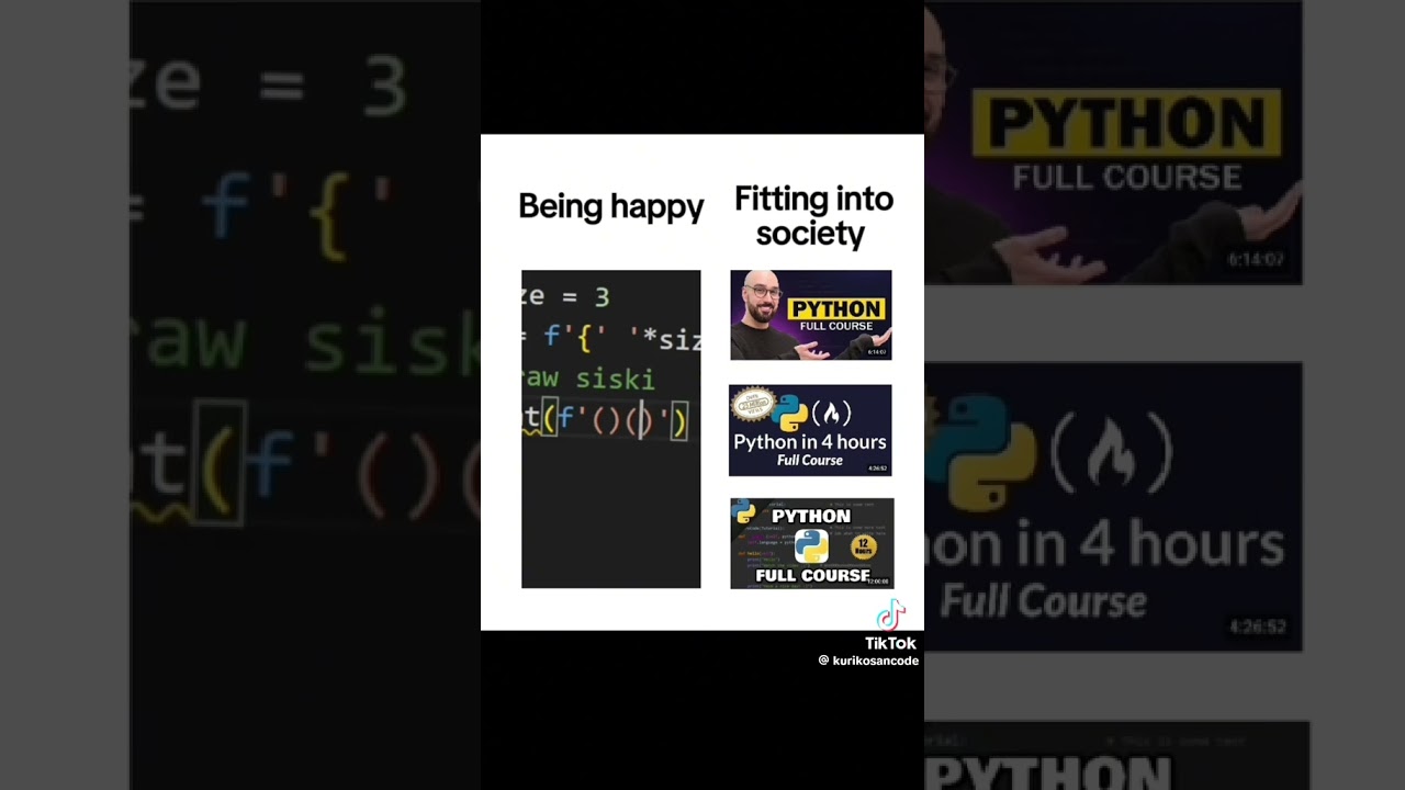 Python tutorial #programmerjokes #coding #programming #programmingmemes