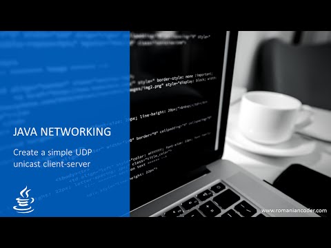 Create a simple UDP client-server in Java