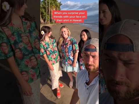 Embrace the #Summer vibes with our custom #Hawaiian Shirts 🌺🌴 #Familytrip #Familyvacation #prank