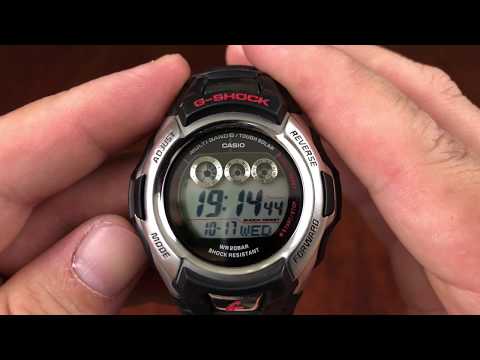 How To Set Up Casio Watch - Solar Atomic G Shock