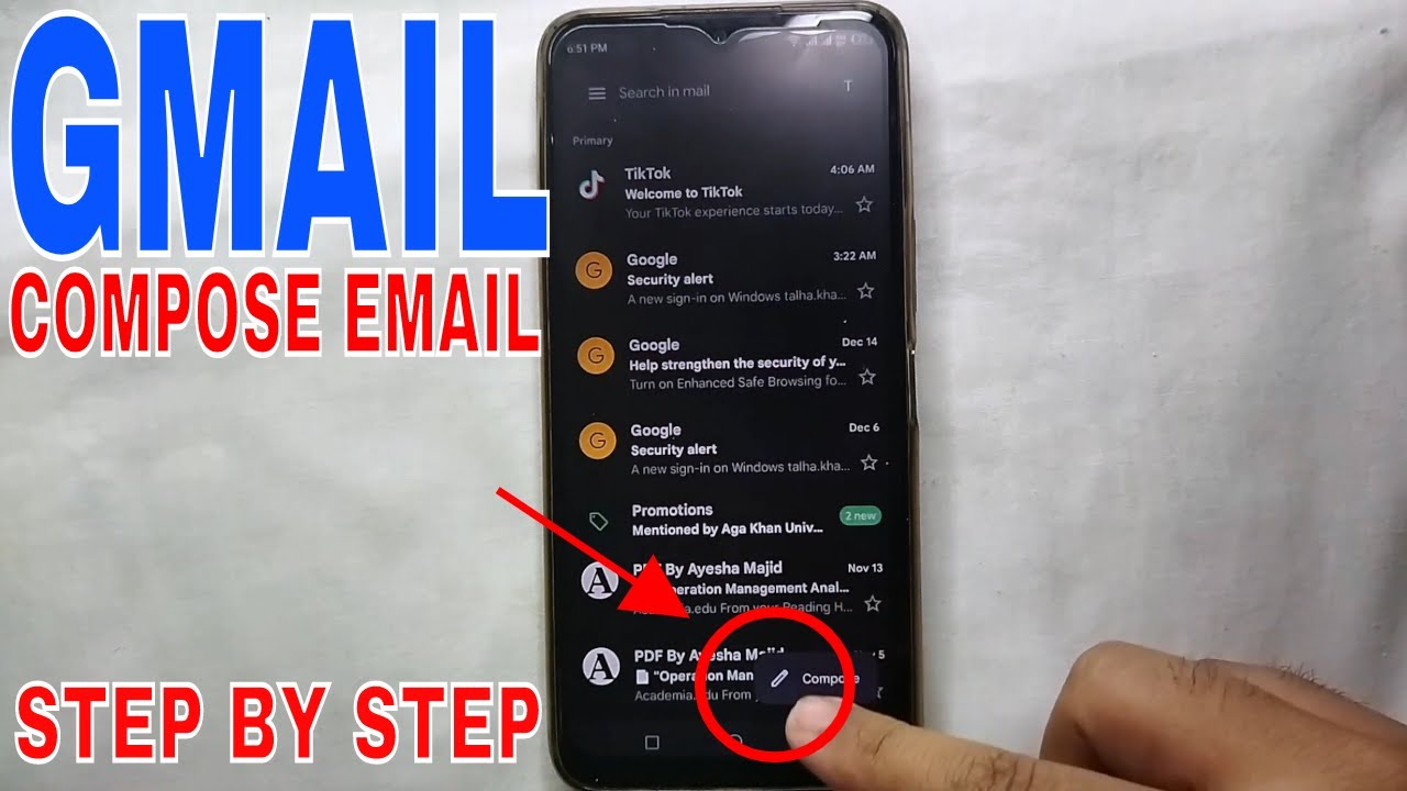 ✅ How To Compose An Email From Gmail App 🔴