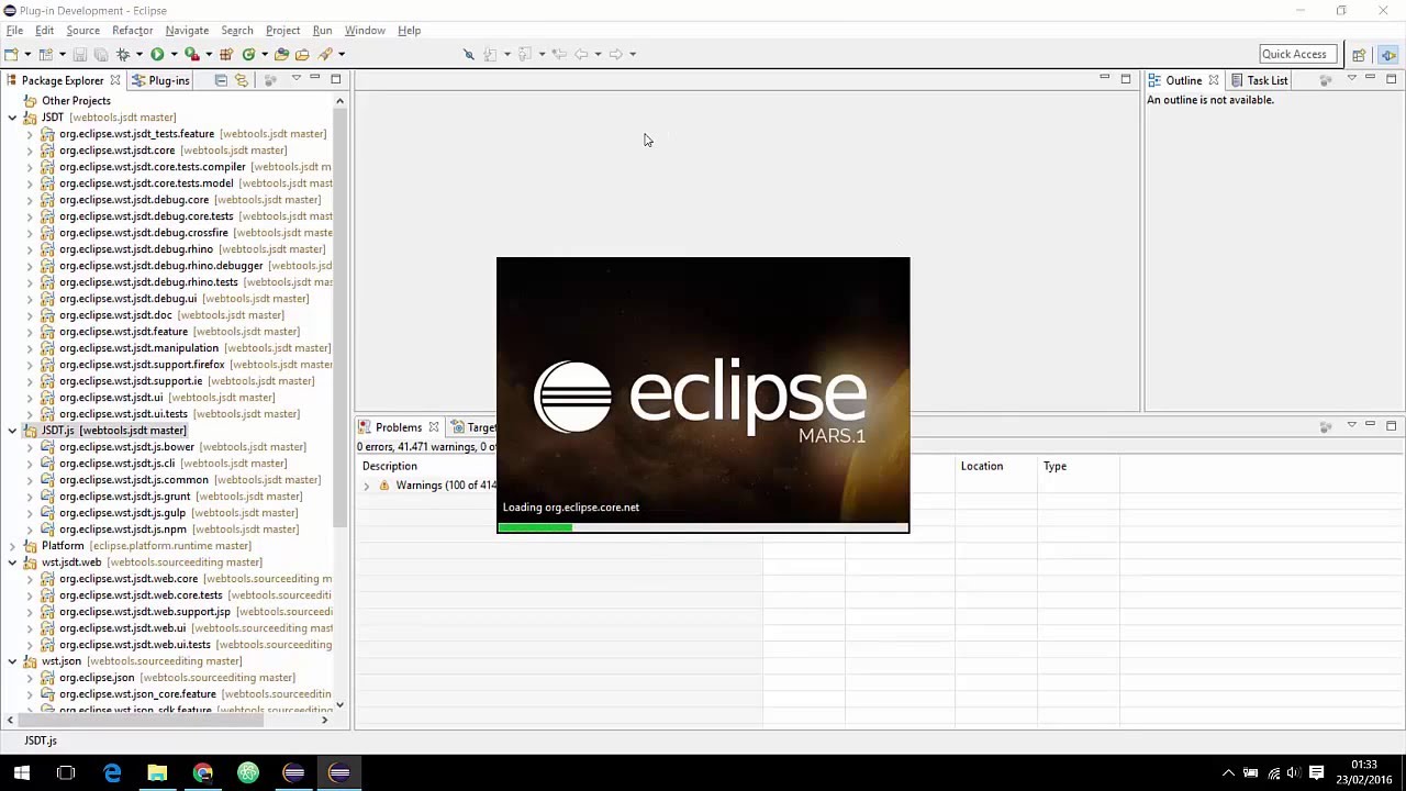 Eclipse JSDT development env Setup