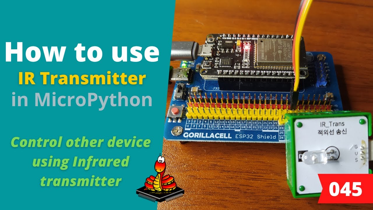 045 - MicroPython TechNotes: IR Transmitter