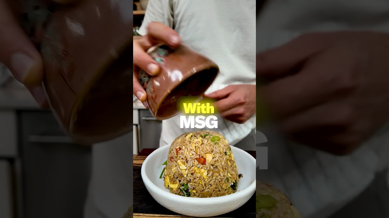 MSG vs. No MSG Fried Rice ​⁠@mrnigelng