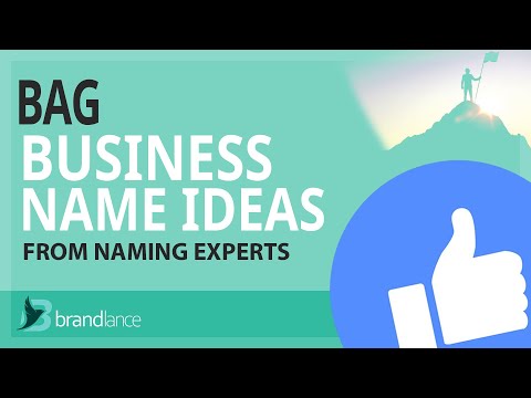 Best Bag Business Name Ideas | Suggestions From Naming Experts | Brand Names Generator