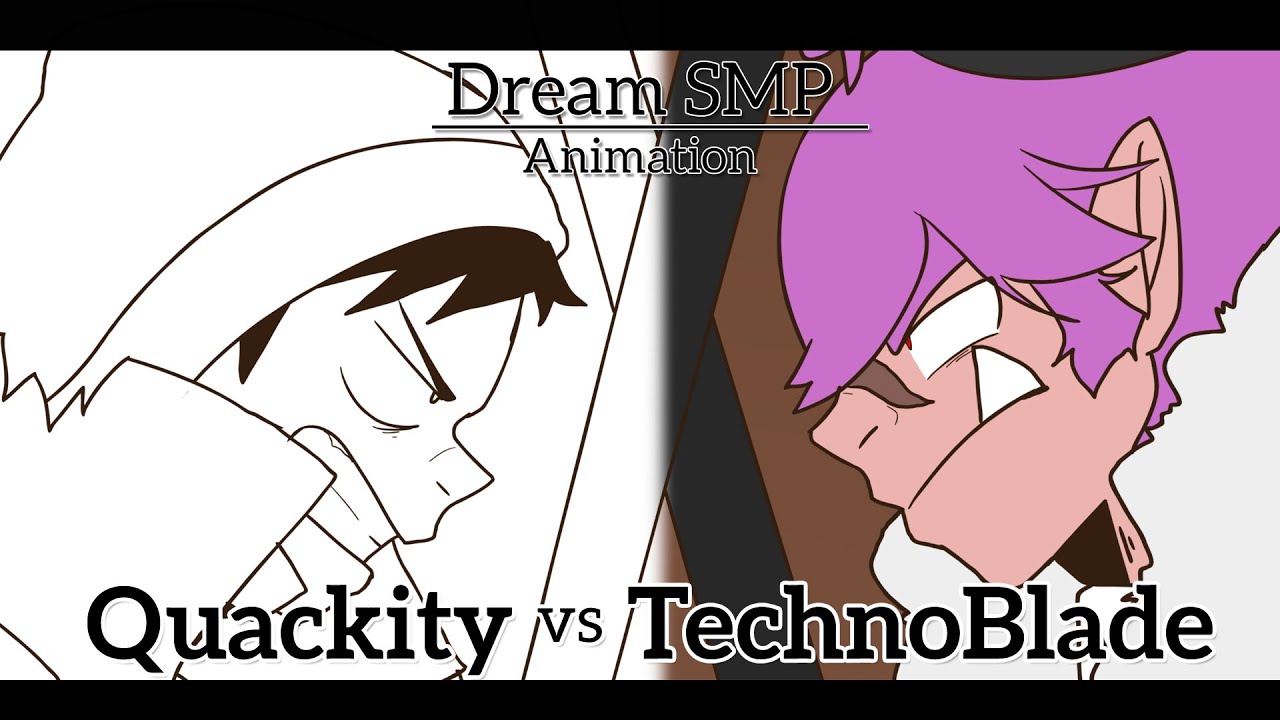 Dream SMP Animation: Quackity Vs TechnoBlade