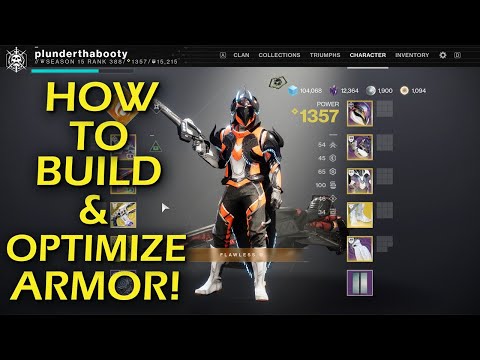 HOW to BUILD & OPTIMIZE all your ARMOR In Destiny 2 [Build Guide]