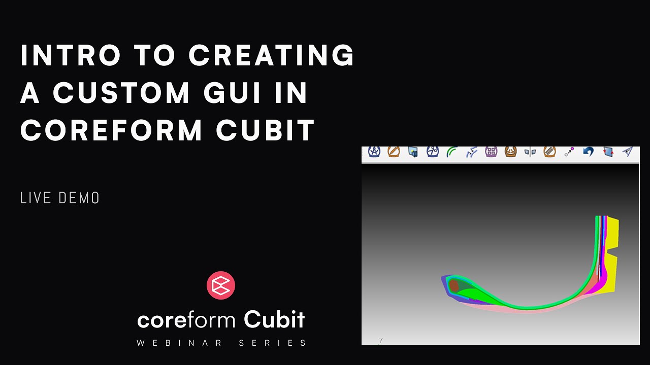 Intro to toolbar customization in Coreform Cubit