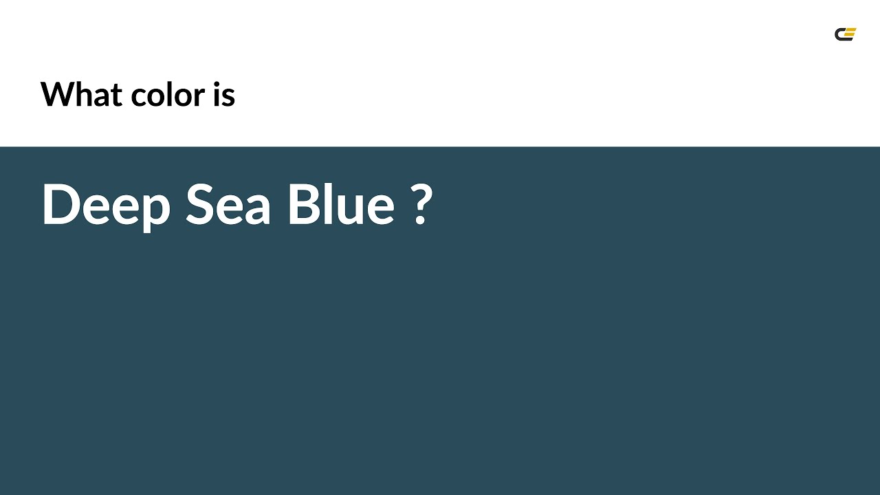 Deep Sea Blue color #2a4b5a hex color - Blue color - Warm color 2a4b5a