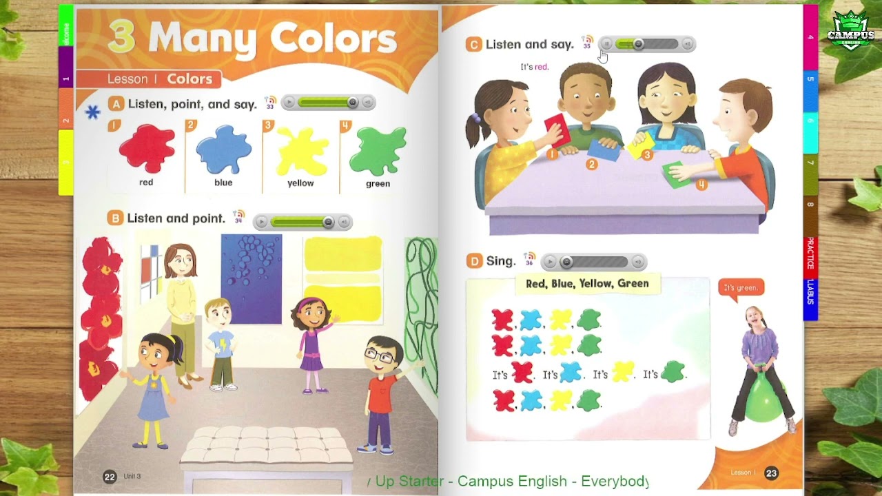 Everybody Up Starter - Unit 3 - Many Clolors - Lesson 1 - Colors