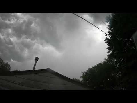 Severe Storm Weather Time Lapse, 6/4/19 in Saint Paul, MN