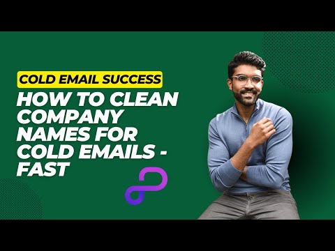 How to Clean and Simplify Company Names for Cold Emails with Persana AI