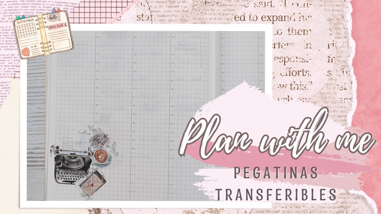 COMO UTILIZAR pegatinas TRANSFERIBLES para dar PERSONALIDAD a TU CUADERNO | ¡Parece impreso!