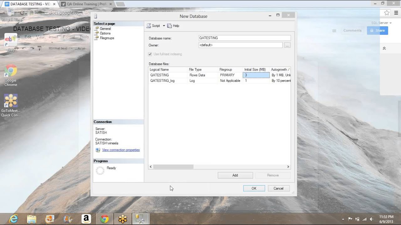 DataBase Testing Video 2 - Database Testing training videos basics -SQL programming basics