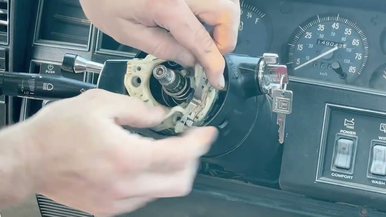 $8 Cherokee XJ (or Wrangler YJ) broken ignition lock cylinder replacement for GM columns.