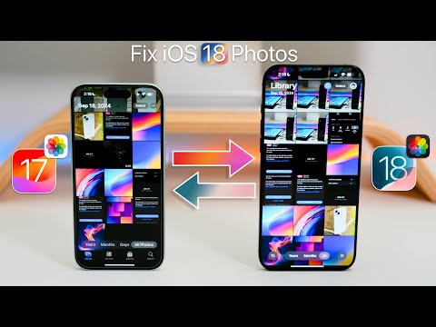 iOS 18 Photos to iOS 17 Style - Do This To Fix It