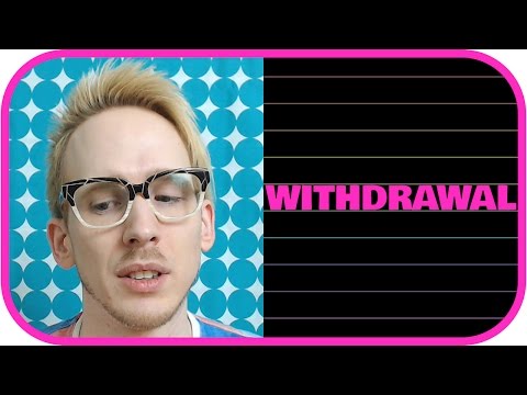 Withdrawal | Personality Traits Psychology Series #27
