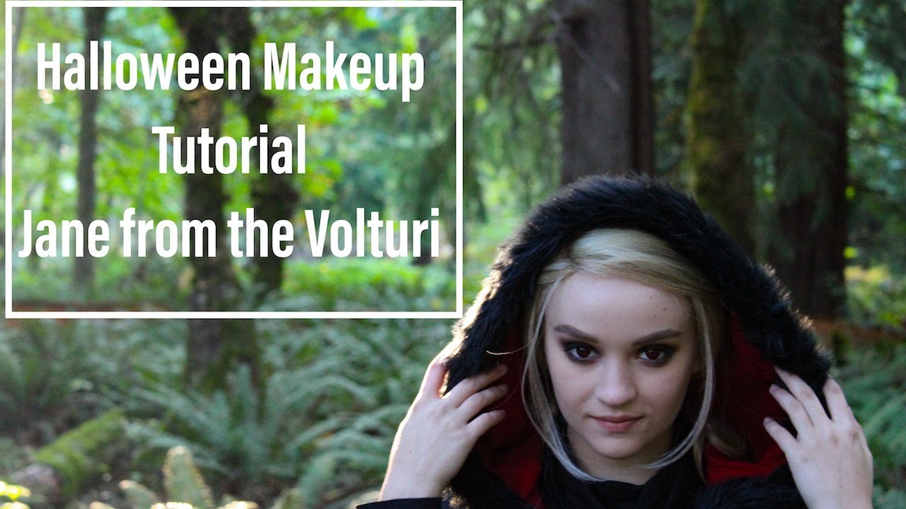 Twilight Vampire Volturi Jane Makeup Tutorial for Halloween