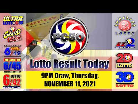 6/49 Lotto Result Today, Thursday, November 11, 2021 | Jackpot Prize Reaches up to Php 15,840,000.00