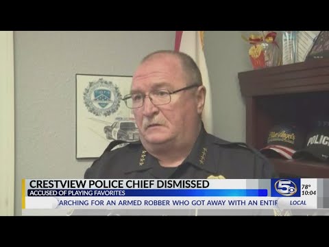 Crestview Police Chief Tony Taylor dismissed after investigation