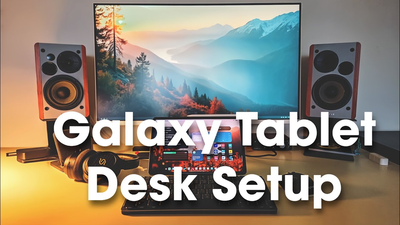 Tablet Desk Setup - Tab S11 - Accessories - USB C Stand