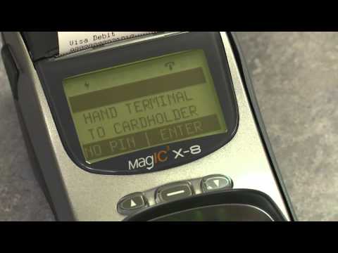 How to complete a Chip & PIN sales on your Desktop MagIC X8 terminal.