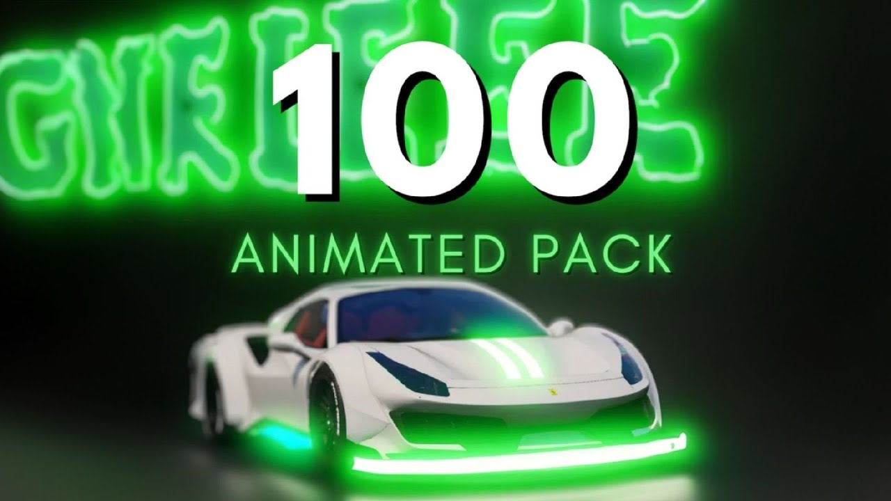 FiveM 100 Animated Car Pack | Optimized Textures | Preview