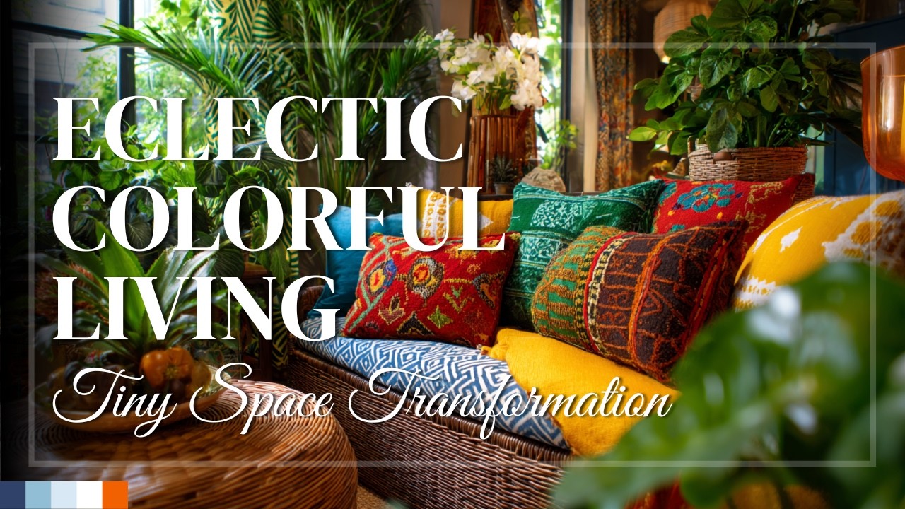 Colorful Maximalist Eclectic Apartment Decor 🛍️ Transform Tight Spaces into Chic Retreats