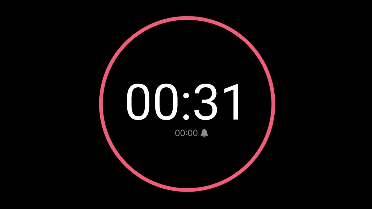 31 Second Countdown Timer / iPhone Timer Style