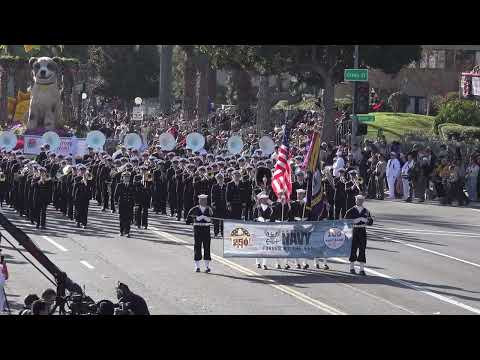 The United States Navy Band from Washington D.C. - 2025 Pasadena Rose Parade