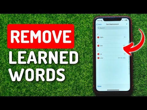 How To Remove Learned Words From iPhone Keyboard